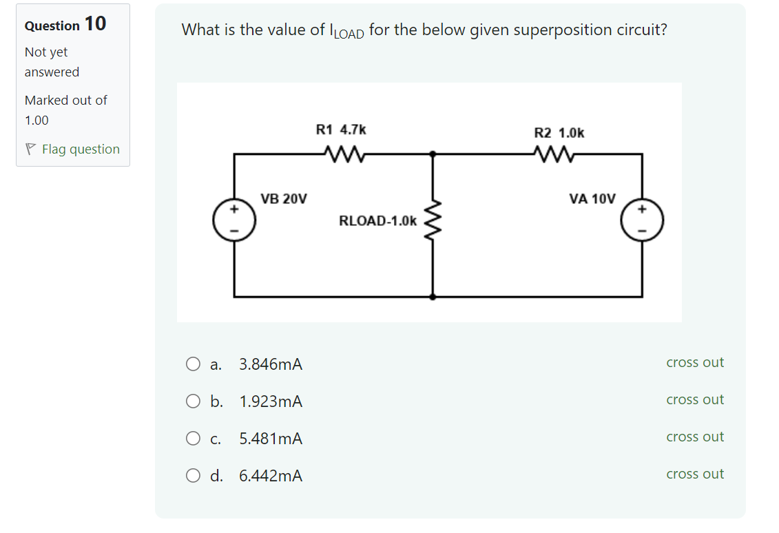 Solved Question 10Not yet answeredMarked out of 1.00P Flag | Chegg.com