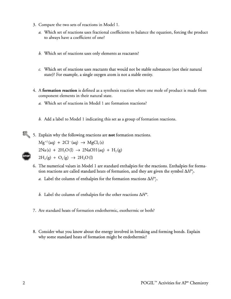 Solved Heats of Formation What do the tabulated AH®; values | Chegg.com