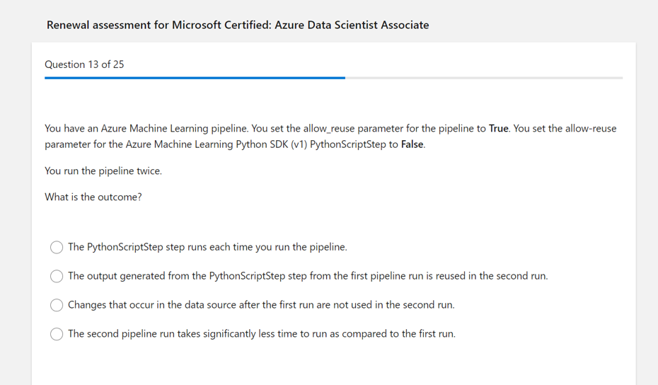 Solved Renewal assessment for Microsoft Certified: Azure | Chegg.com