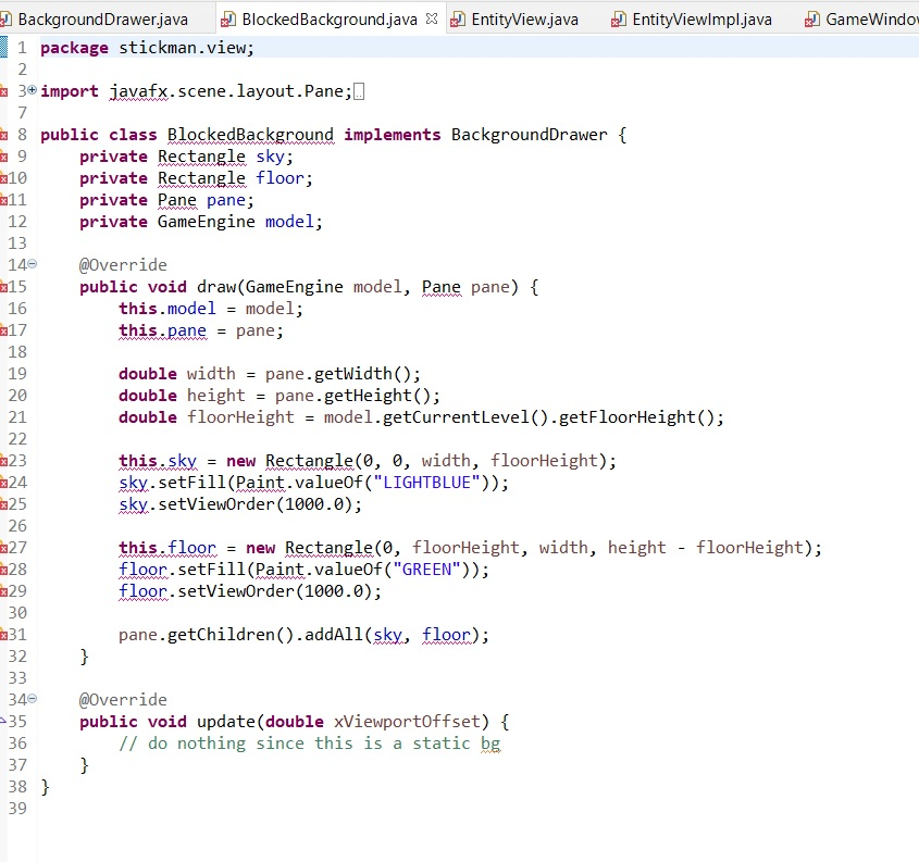 Solved Entit BackgroundDrawer.java X 2 | Chegg.com