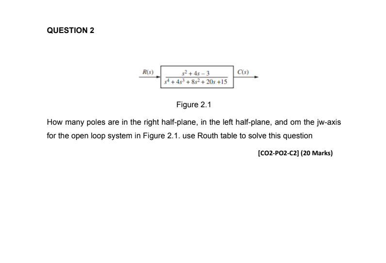 Solved QUESTION 2 Figure 2.1 How many poles are in the right | Chegg.com