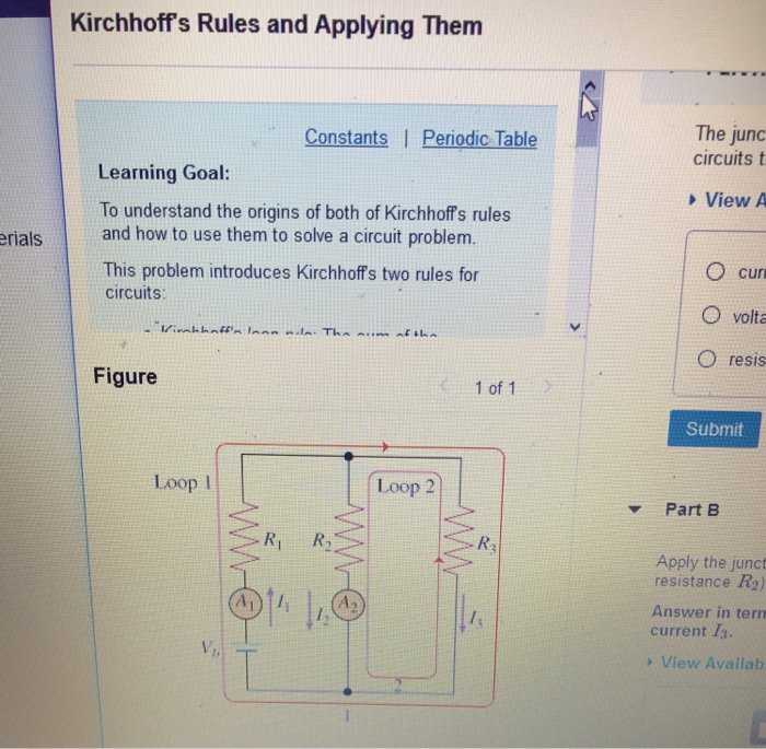 Solved Kirchhoffs Rules and Applying Them The junc circuits | Chegg.com