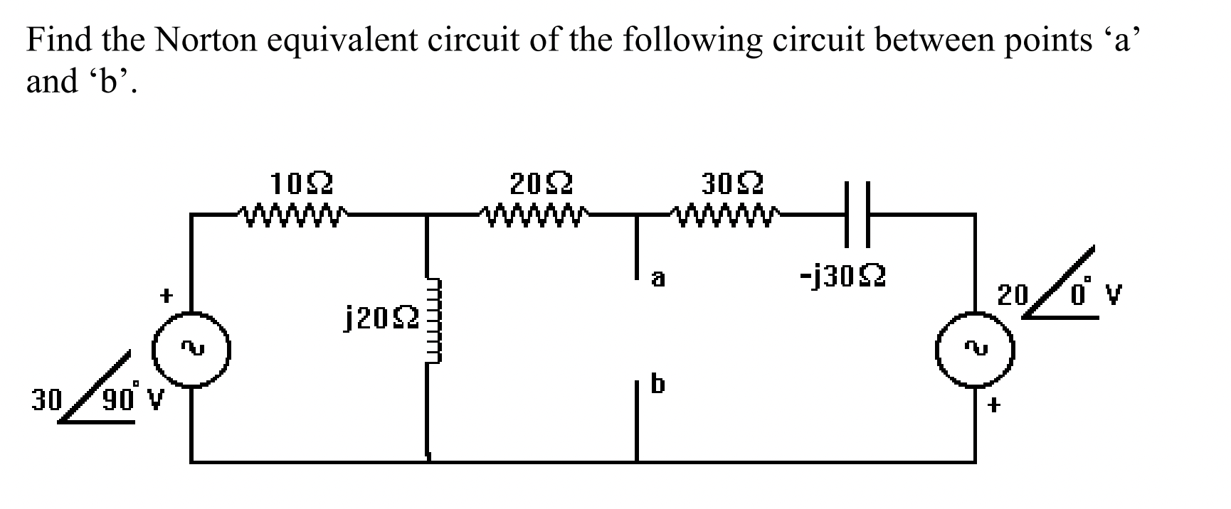 Solved Find the Norton equivalent circuit of the following | Chegg.com
