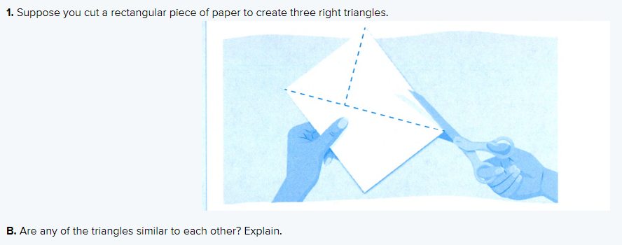 Solved 1. Suppose you cut a rectangular piece of paper to | Chegg.com