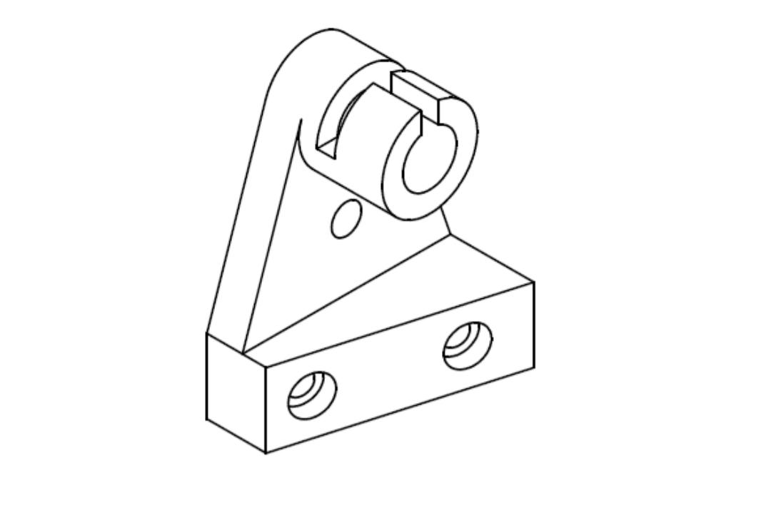 Solved Draw the necessary and partial views, including | Chegg.com