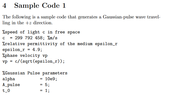 Solved Section 3 is shown below and a sample code is given. | Chegg.com