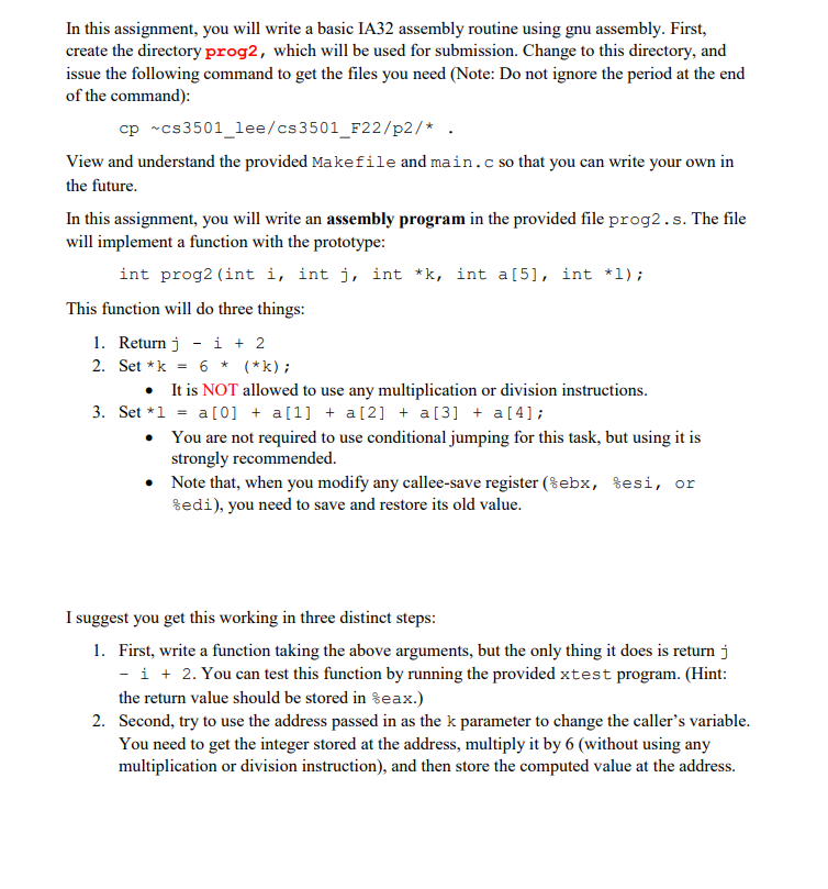 Solved Hi I need help with this assembly program. Here is | Chegg.com