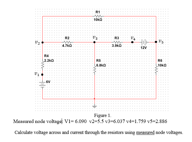 Solved R1 R2 7 R3 4 1 12 4.7k0 3.9kQ 12V R4 2.2kΩ R5 R6 10kQ | Chegg.com