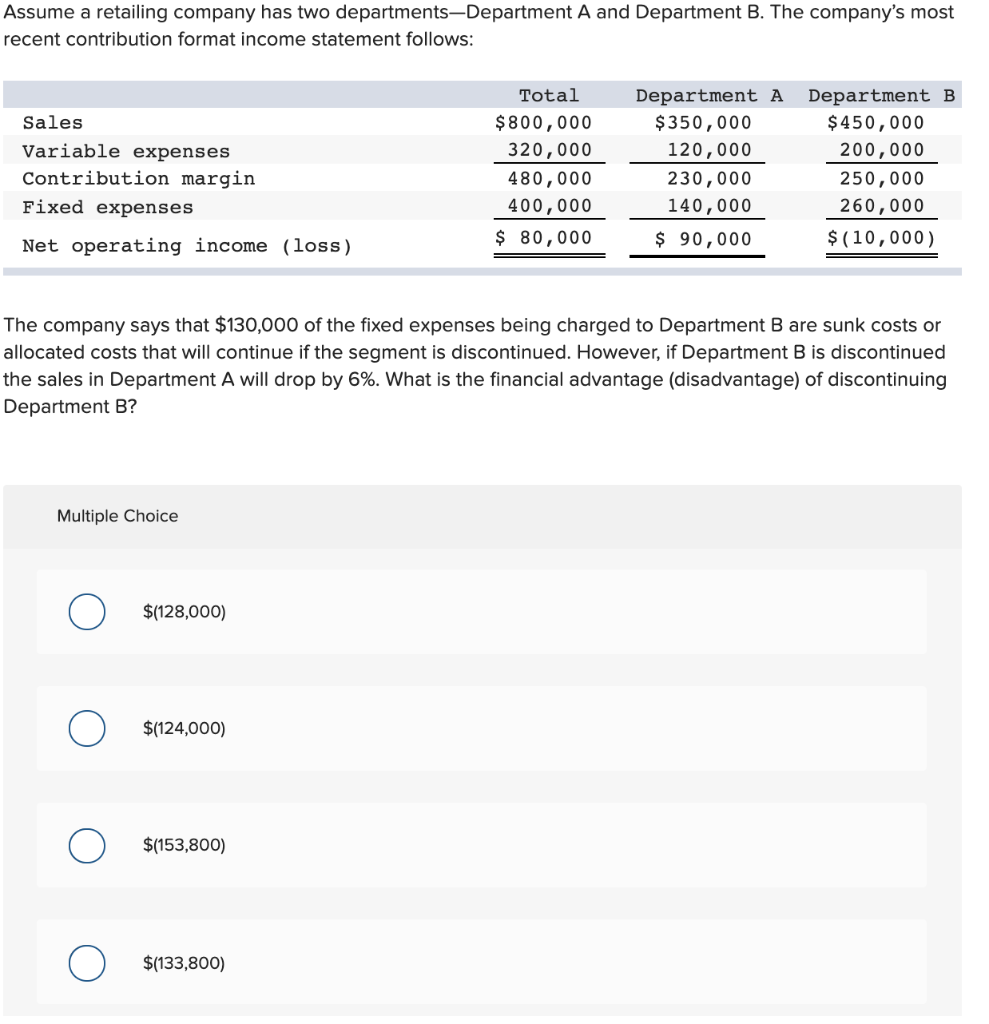Solved Assume A Retailing Company Has Two Chegg solved-assume-a-retailing-company-has-two-chegg