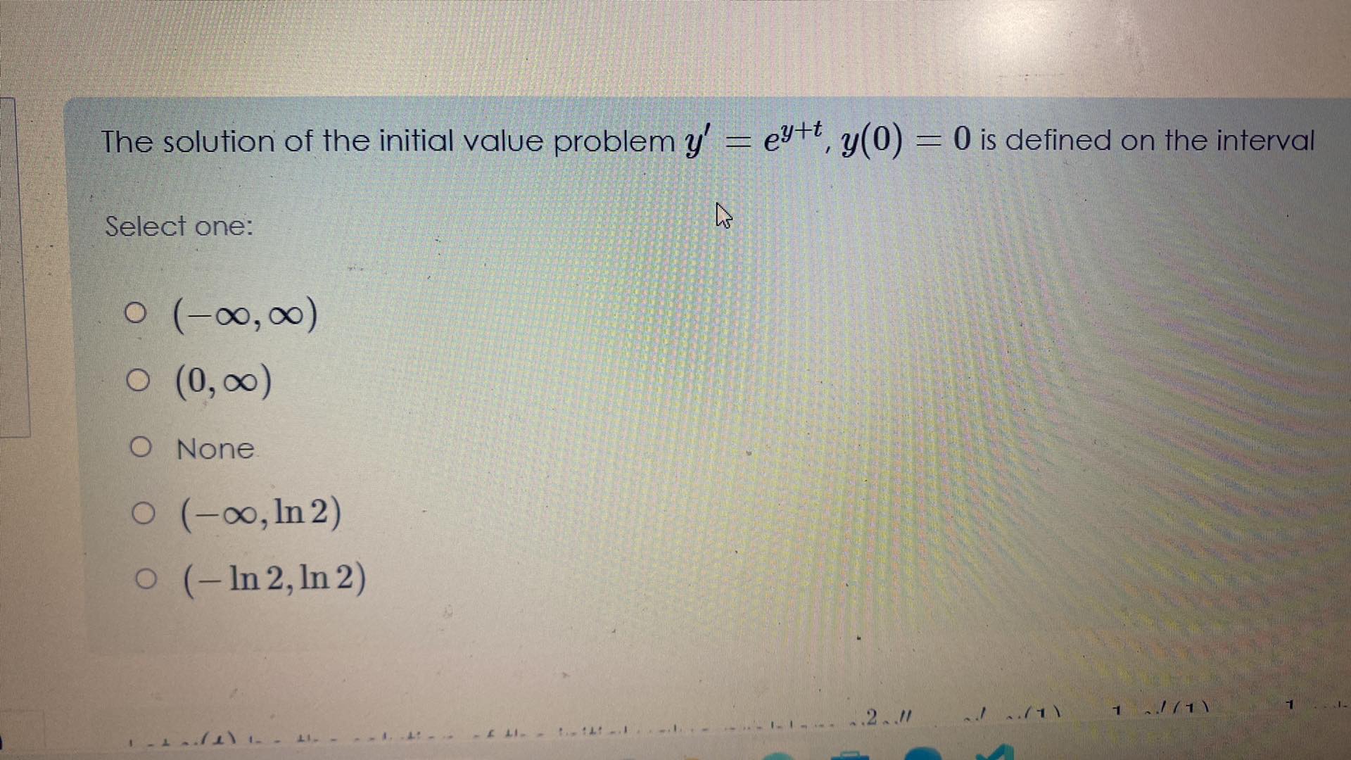 Solved The solution of the initial value problem | Chegg.com