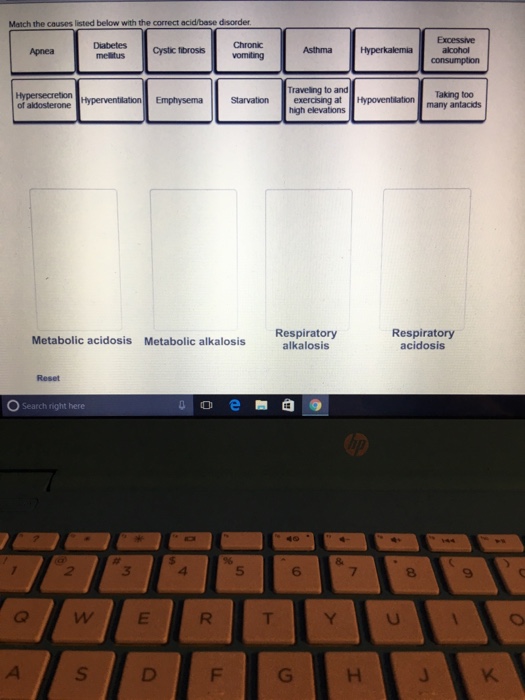Solved Match the causes listed below with the correct | Chegg.com