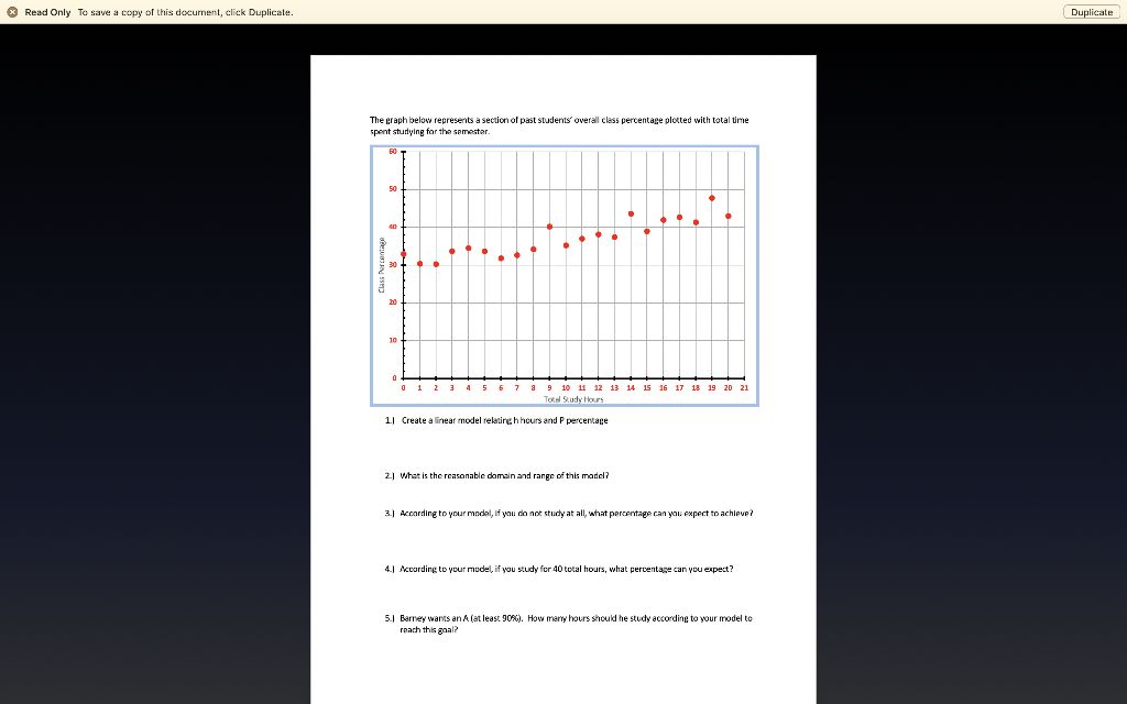 Solved Read Only To save a copy of this document, click | Chegg.com