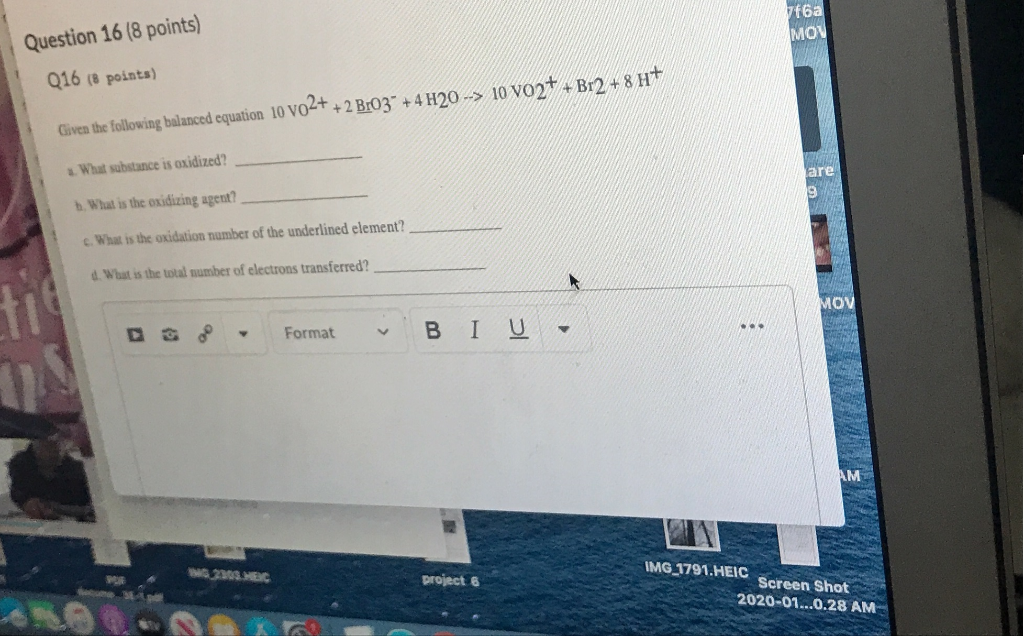Solved Тf6a MOV Question 16 (8 points) Q16 (8 points) Given | Chegg.com Solved Тf6a MOV Question 16 (8 points) Q16 (8 points) Given | Chegg.com