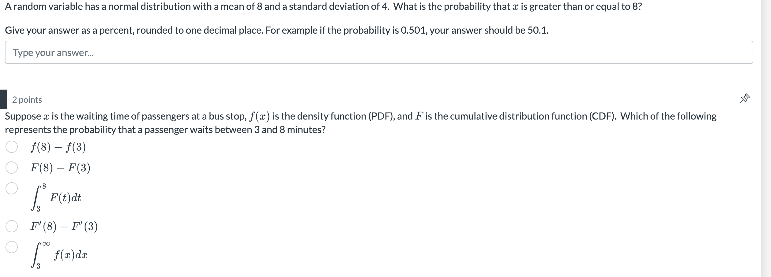 Solved A random variable has a normal distribution with a | Chegg.com