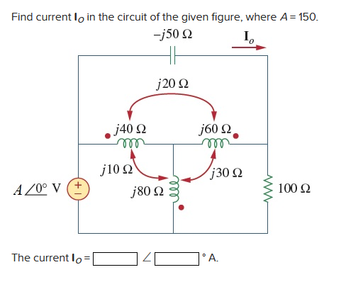Solved Find current loin the circuit of the given figure, | Chegg.com