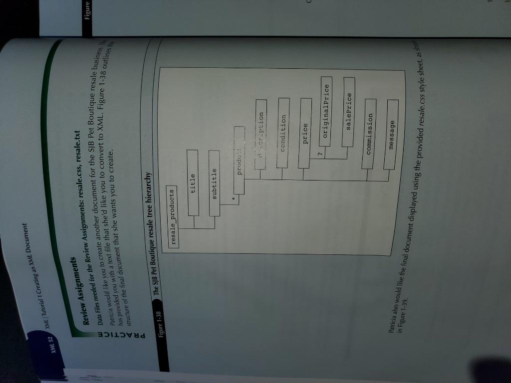 Solved Xml Tutorial 1 Creating An Xml Document Xml 52 Review