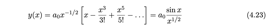 Solved Work out the Frobenius series solution to the Bessel | Chegg.com