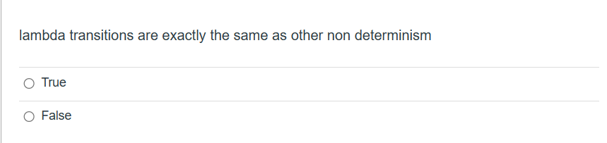 Solved lambda transitions are exactly the same as other non | Chegg.com