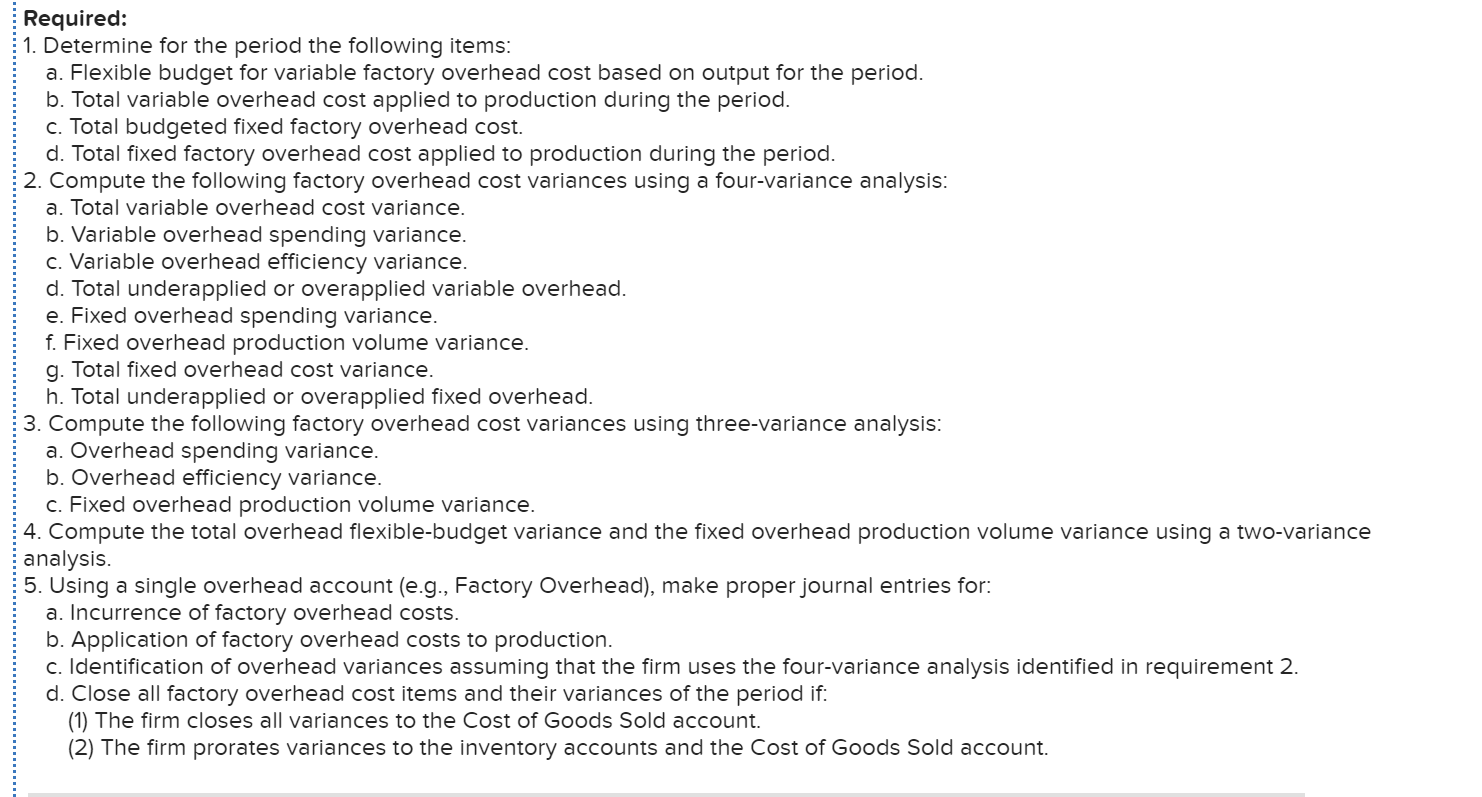 Solved Simpson Manufacturing has the following standard cost | Chegg.com