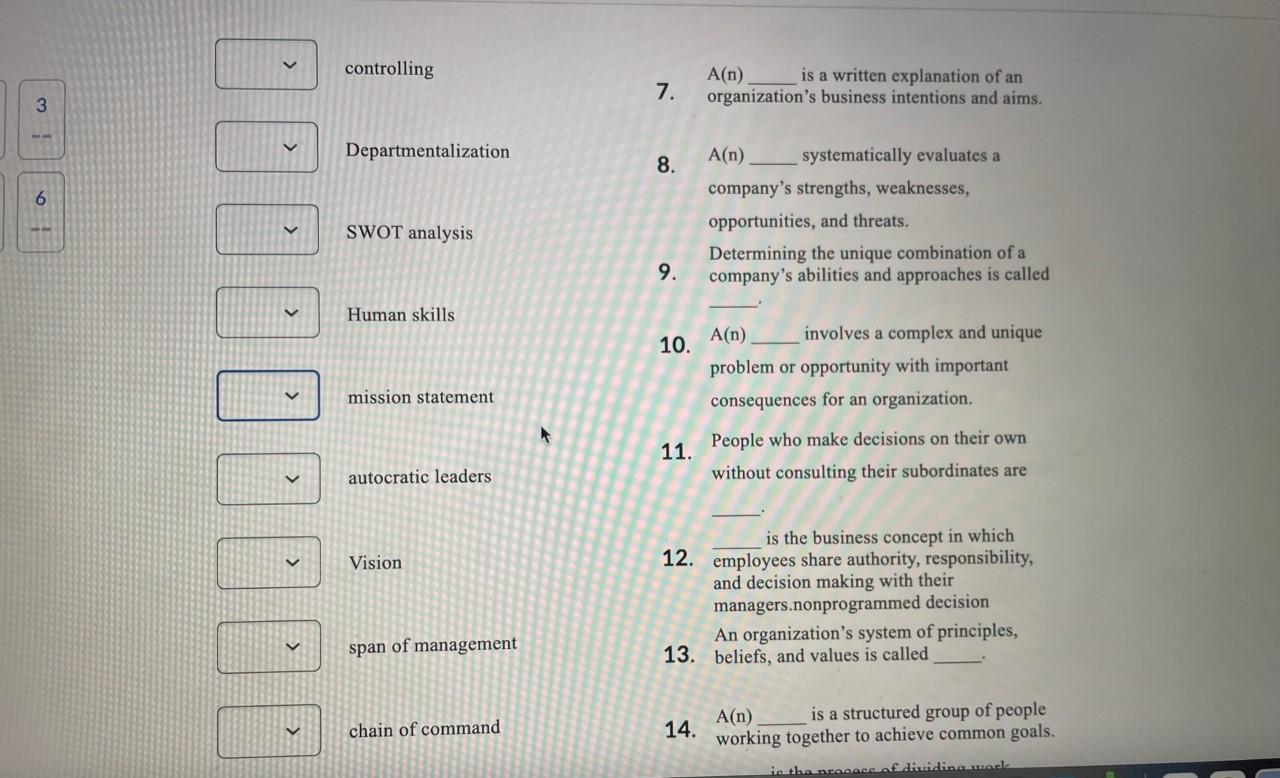 Solved Question I (2U points) Please match each statement | Chegg.com