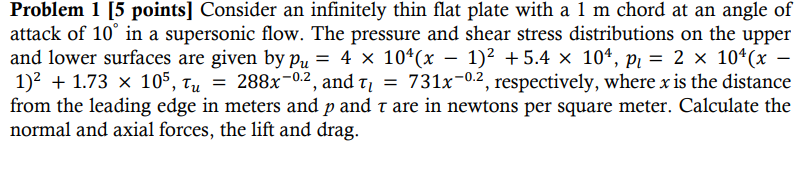 Solved Problem 1 [5 points] Consider an infinitely thin flat | Chegg.com