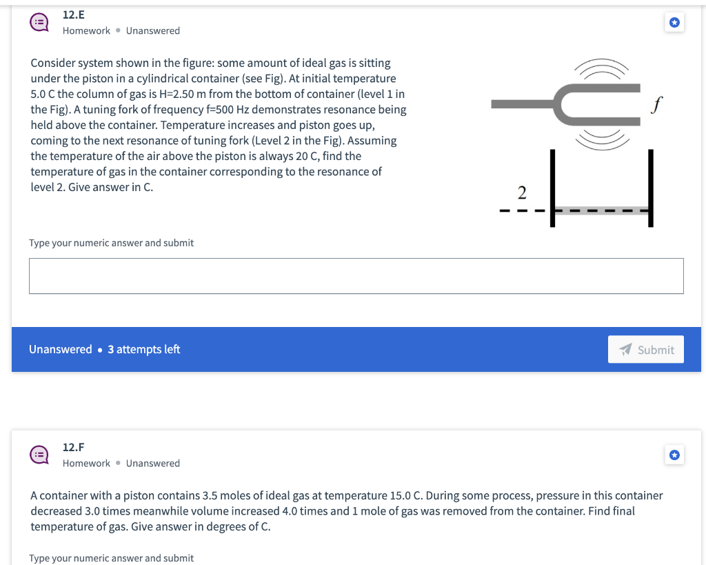 Solved 12.E Homework Unanswered Consider system shown in the | Chegg.com