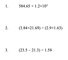 Solved Calculate the final answer with the correct number | Chegg.com