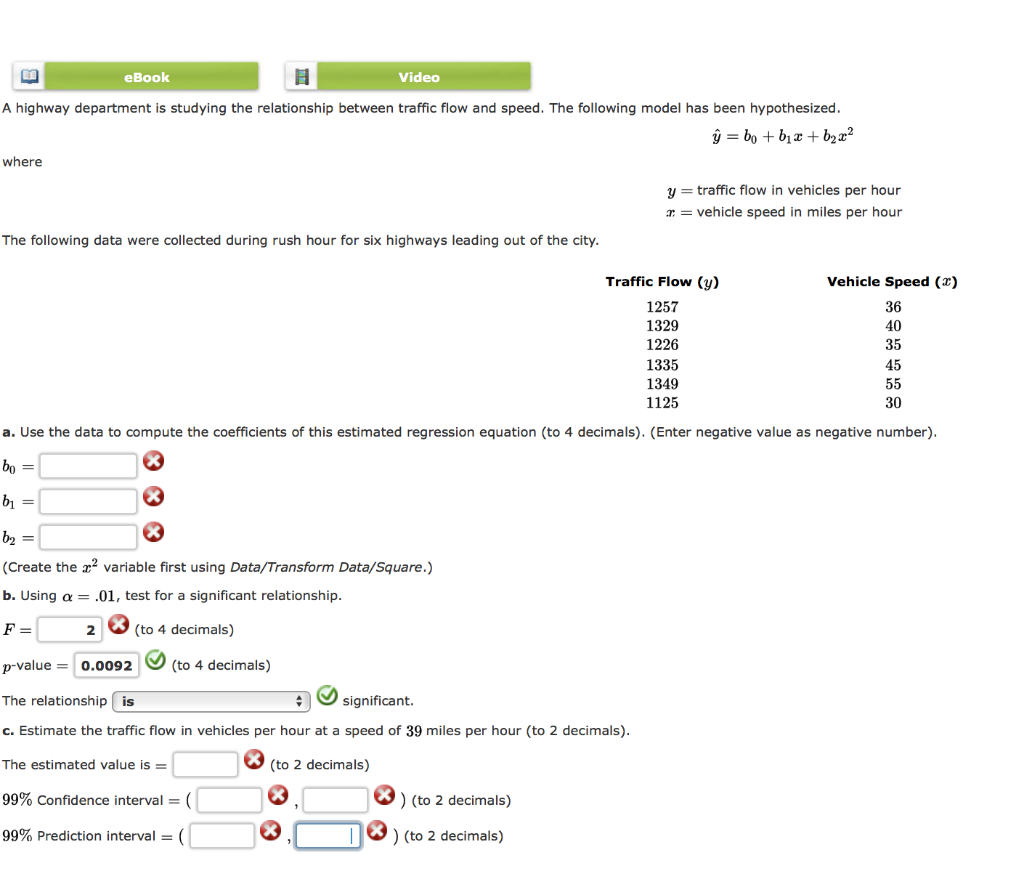 Solved eBook Video A highway department is studying the | Chegg.com