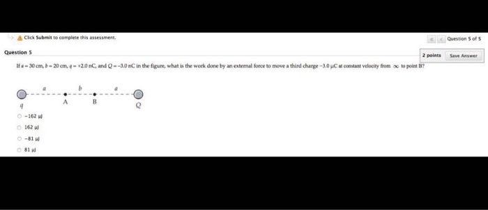 Solved Please explain when to use W=q*V and when to use | Chegg.com
