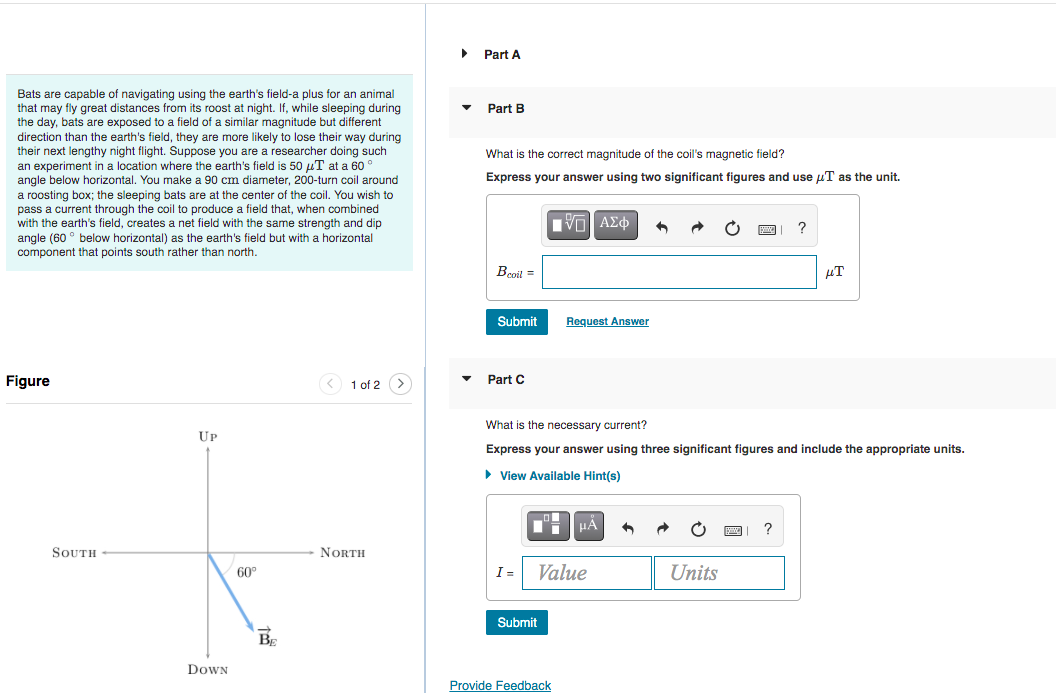 Solved Part A Part B Bats are capable of navigating using | Chegg.com