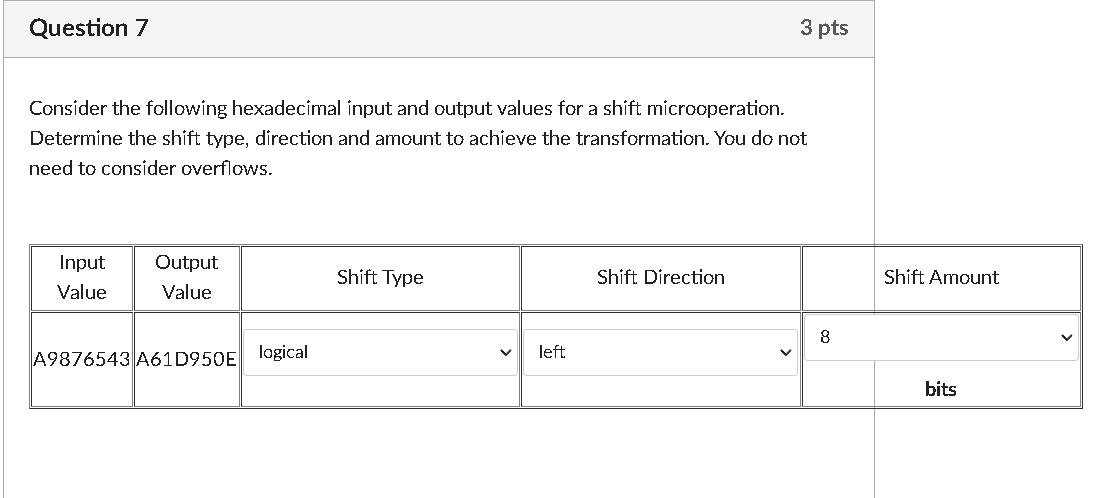 Solved Question 7Consider the following hexadecimal input | Chegg.com