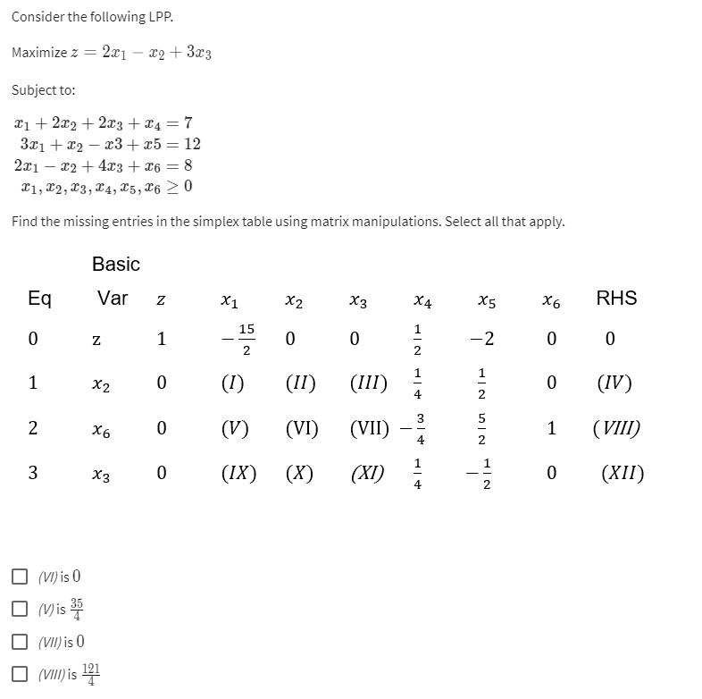 Solved Consider the following LPP.Maximize | Chegg.com