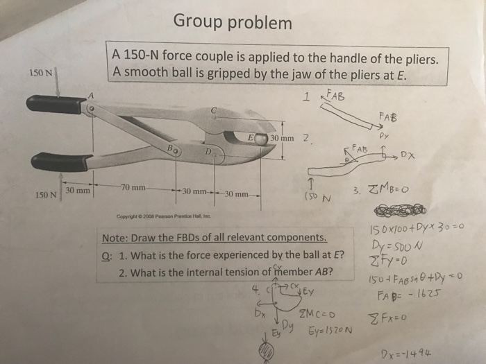 Solved Group problem A 150-N force couple is applied to the | Chegg.com