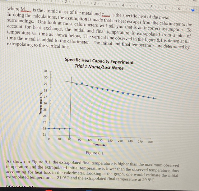 FIE Experiment #8. The Specific Heat Capacity of a | Chegg.com