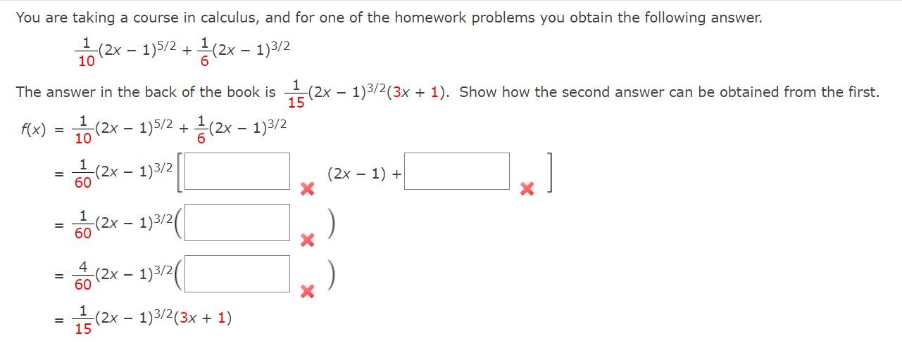Solved You are taking a course in calculus, and for one of | Chegg.com