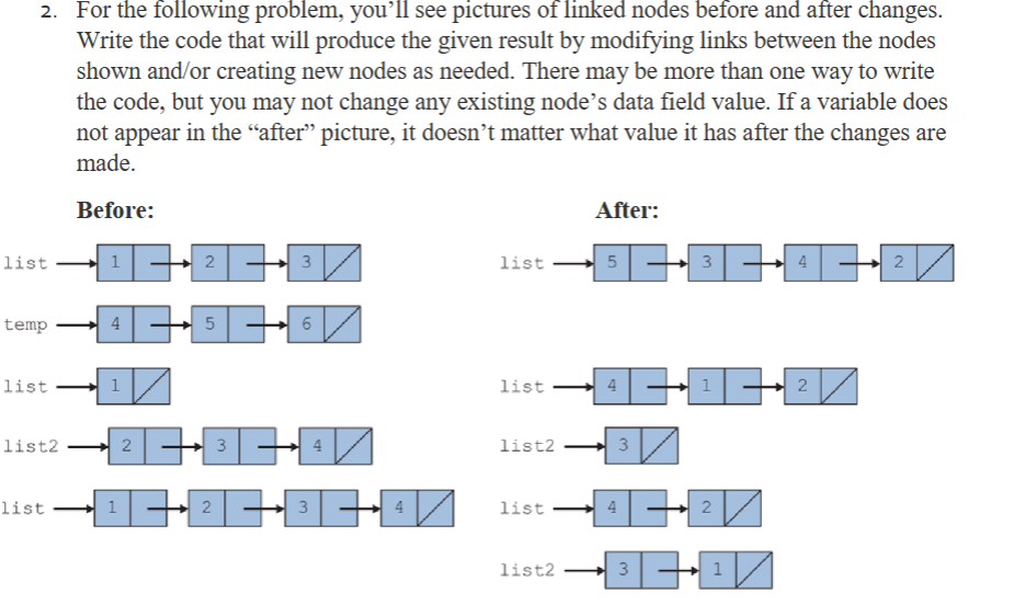 2. For the following problem, you'll see pictures of | Chegg.com