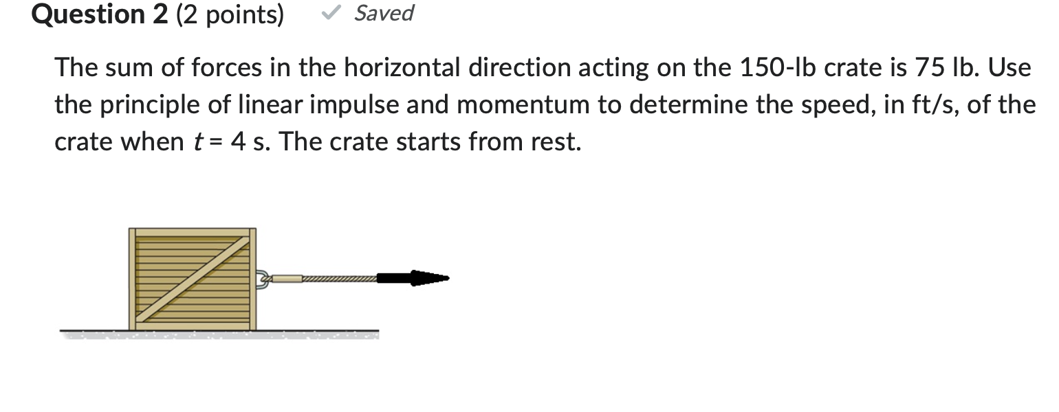 Solved The sum of forces in the horizontal direction acting | Chegg.com