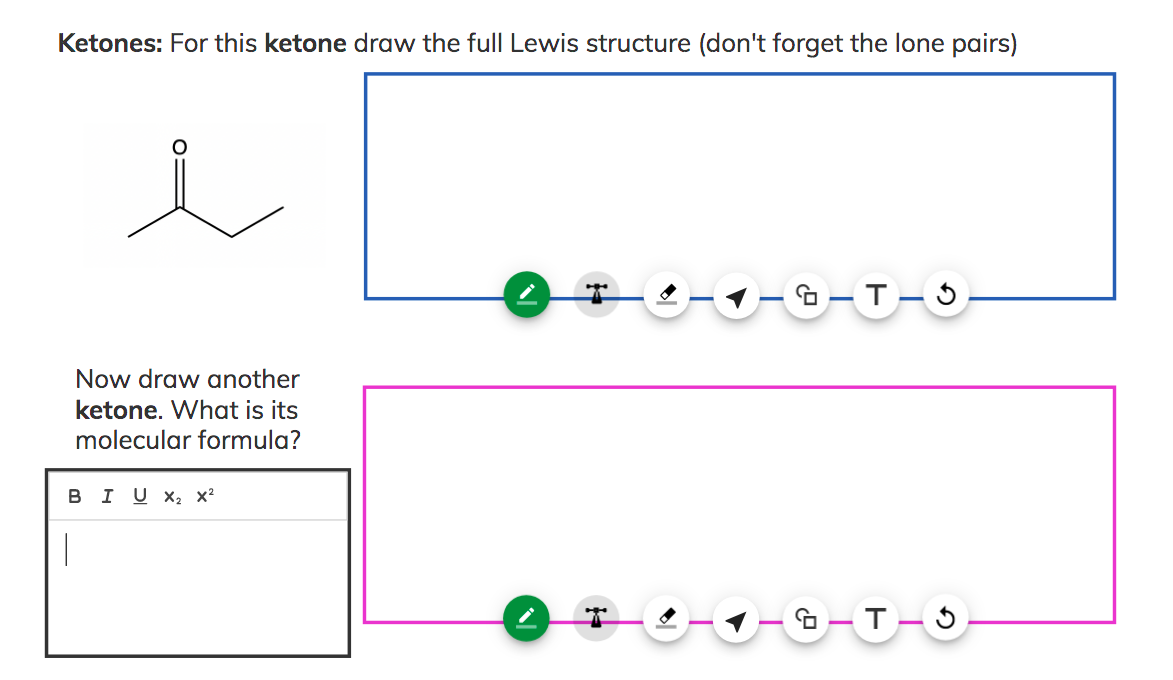 Solved Ketones: For this ketone draw the full Lewis | Chegg.com