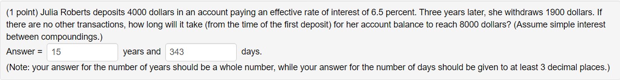 Solved The course a Math course. Please use the formulas for | Chegg.com