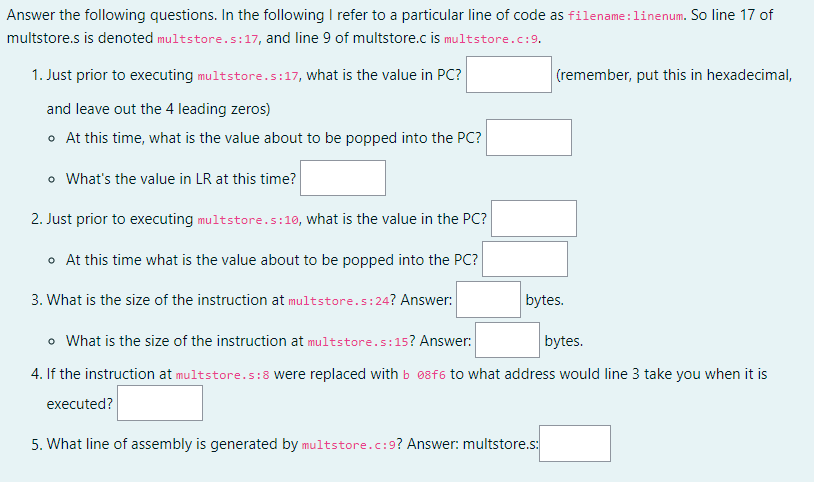 Solved The multstore.c example discussed in class is | Chegg.com