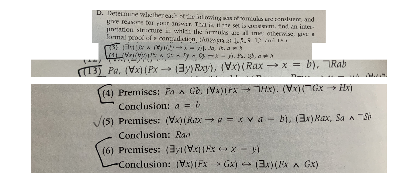 D. اه D. Determine whether each of the following sets | Chegg.com