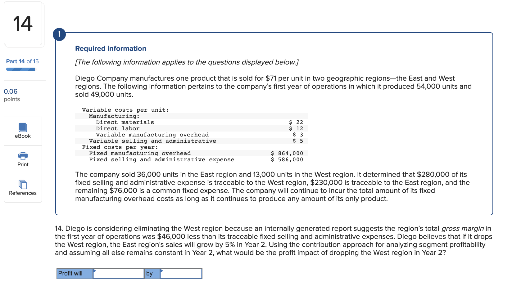 Solved 14 ! Required information [The following information | Chegg.com