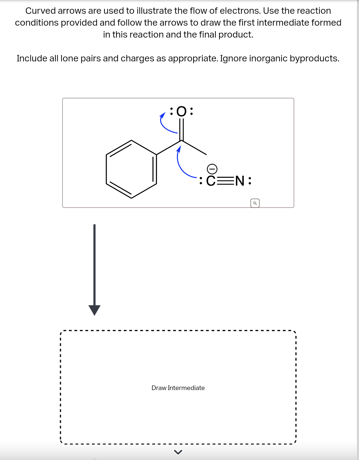 Solved 入Draw IntermediateH3O+Draw ProductCurved arrows are | Chegg.com