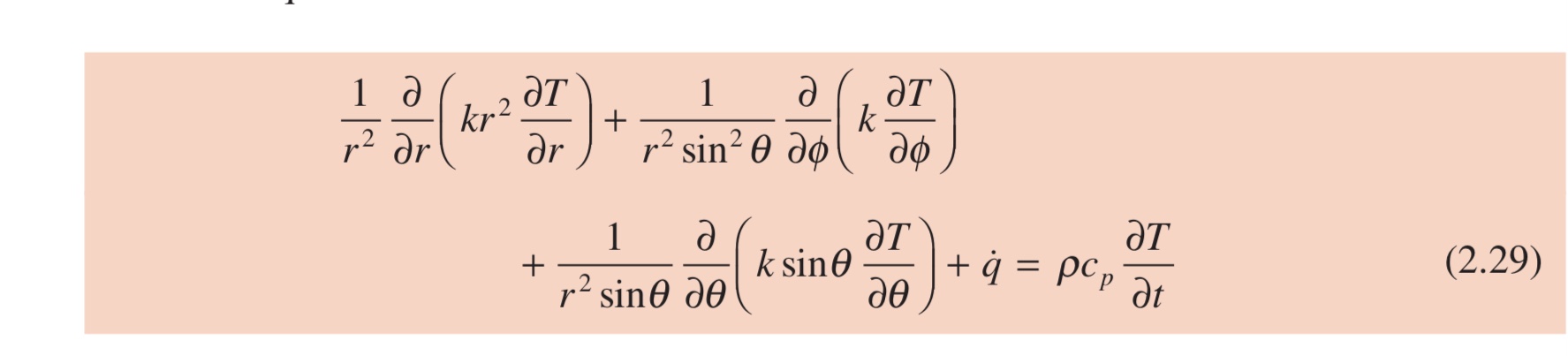 Solved Derive The Heat Diffusion Equation Equation 2 29