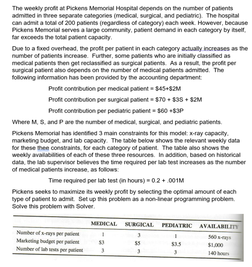 Solved Please solve this using please Excel Solver feature | Chegg.com