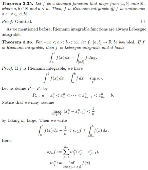 Solved Theorem 3.35. Let f be a bounded function that maps | Chegg.com