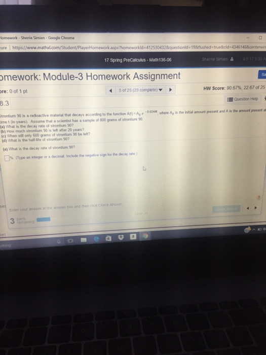 Solved Homework Sherrie Simien-Google Chrome ure | Chegg.com