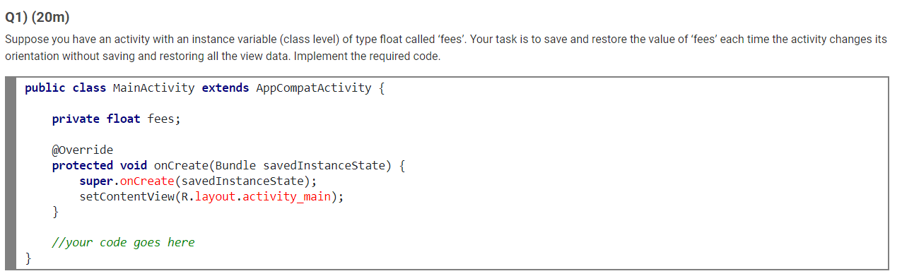 Solved Q1) (20m) Suppose you have an activity with an | Chegg.com
