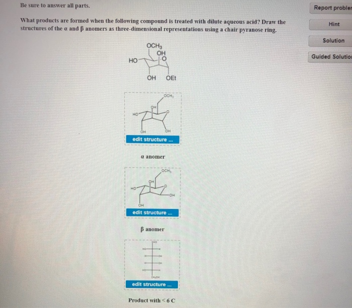 Solved Be sure to answer all parts Complete the following | Chegg.com