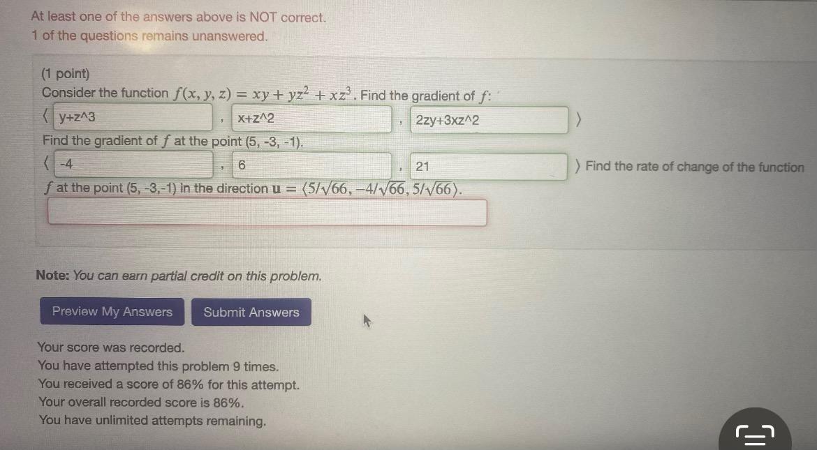 Solved (1 point) Let w=xy−4yz−2xz,x=st,y=est,z=t2 Compute | Chegg.com